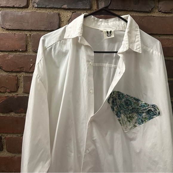 hey max | Shirts | Vtg Hey Max Button Up White Shirt 54 Chest 325 Long ...